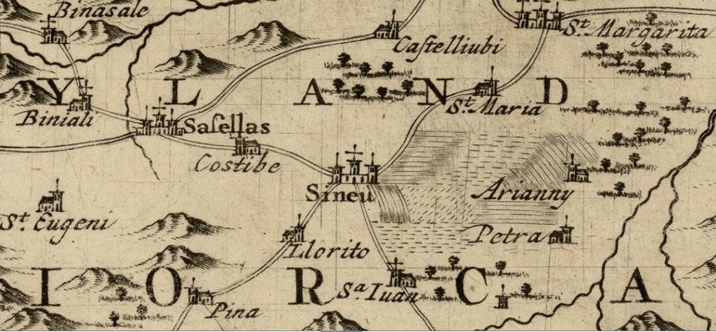 Sineu en el mapa